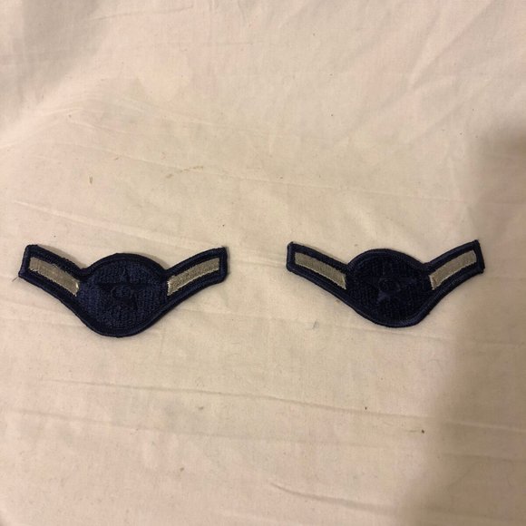 Accessories | 1 Pair 2 Patches 19761993 Usaf Air Force Rank Patch ...